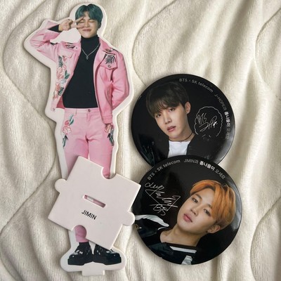 BTS Jimin Wings Jimin Stand SK telecom Jimin Can Badge | eBay