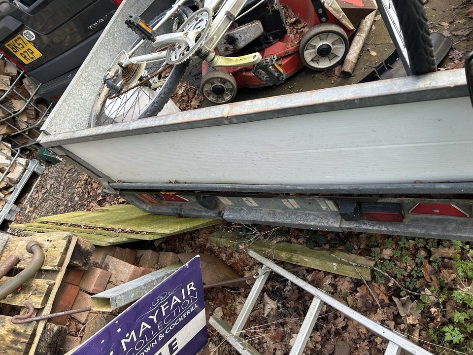 IFOR WILLIAMS LM105 TWIN AXLE DROP SIDE / FLATBED TRAILER 10FT X 5FT 6 ...