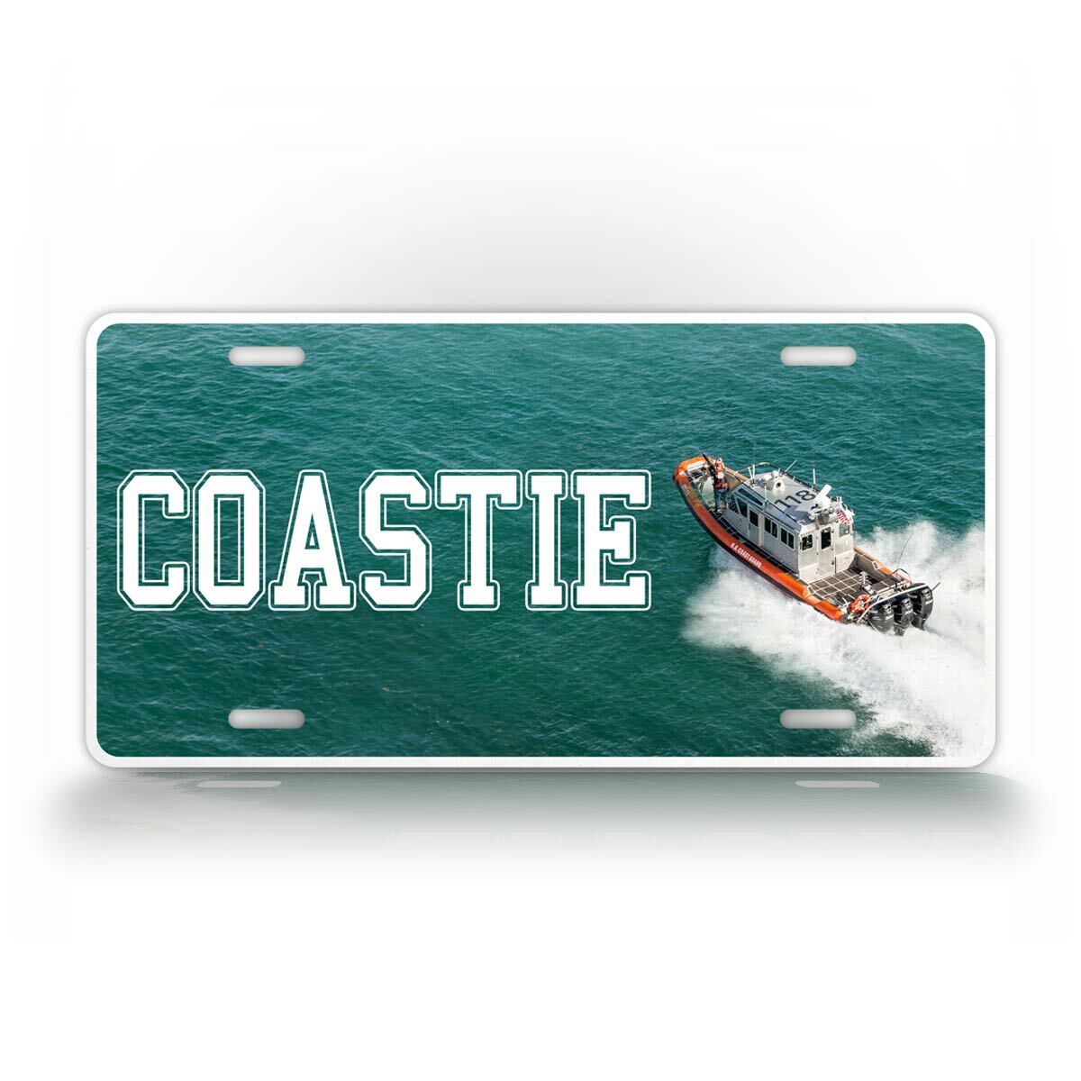 Coastie USCG License Plate Water and Cutter United States Coast Guard ...