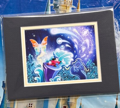 2025 Disney Parks Sorcerer Mickey Mouse Jason Ratner 6x8" Mini Print | eBay
