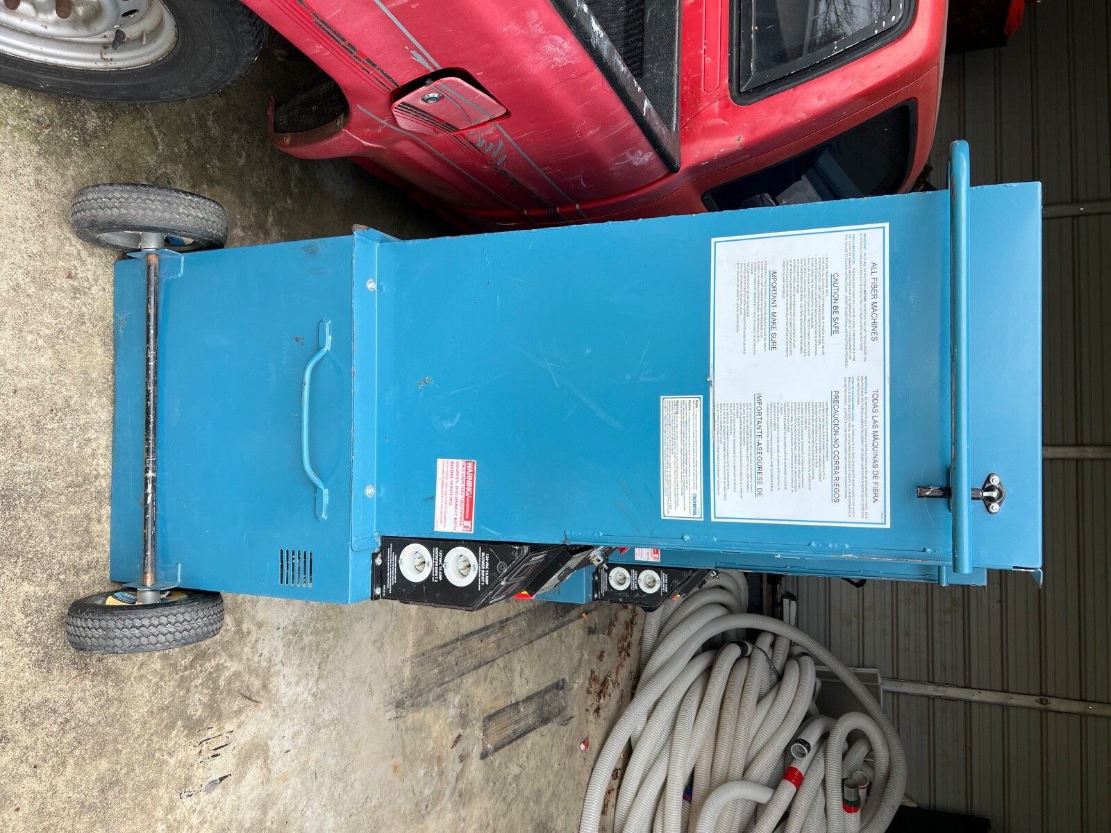 475 Krendl Insulation Machine with Hoses and corded remote | eBay