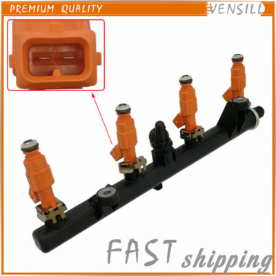 0280151048 Fuel Rail & 0280155769 Fuel Injectors For Alfa Romeo 145 156 ...