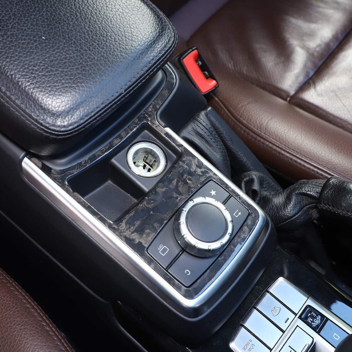 Forging Carbon Inner Center control mode panel For Benz G350 G500 G63 ...