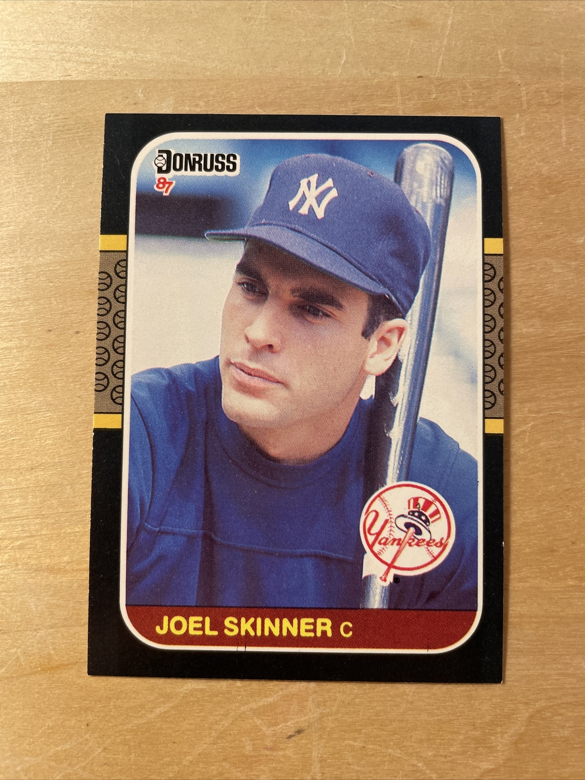 1987 Donruss New York Yankees Baseball Card #545 Joel Skinner 0515T | eBay