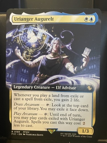 Urianger Augurelt #189 EXTENDED ART NM/M Final Fantasy MTG Magic Rare ...