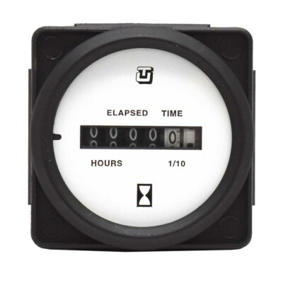 Faria Beede Boat Hour Meter Gauge MH0070 | Uflex 2 Inch Black White | eBay