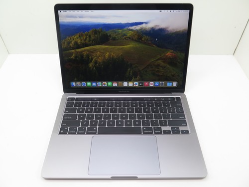 APPLE MACBOOK PRO GRAY 2020 13" M1 8-CORE GPU 16GB 512GB +BATT COUNT ...