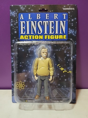 Albert Einstein Action Figure 2003 Item #11071 Accoutrements NEW in ...