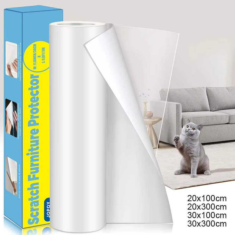 1 Roll anti Cat Scratch Furniture Protector Tape Self-Adhesive PVC ...