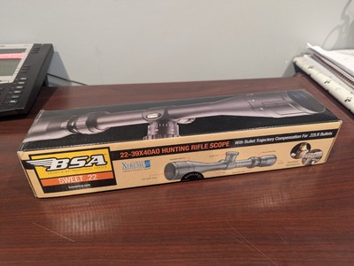 NEW IN BOX - BSA Sweet 22 Rimfire Scope 3-9X40mm 22LR 22-39X40AO | eBay