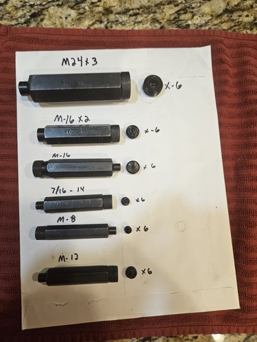 Vintage Machinist Toos Transfer Screw Punch Set of 6 (China) | eBay