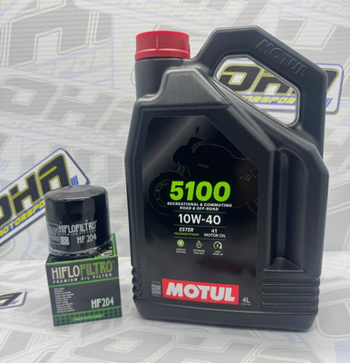 Motul 5100 10W40 Oil & Filter Service Kit for Triumph 800 Tiger XCX ...
