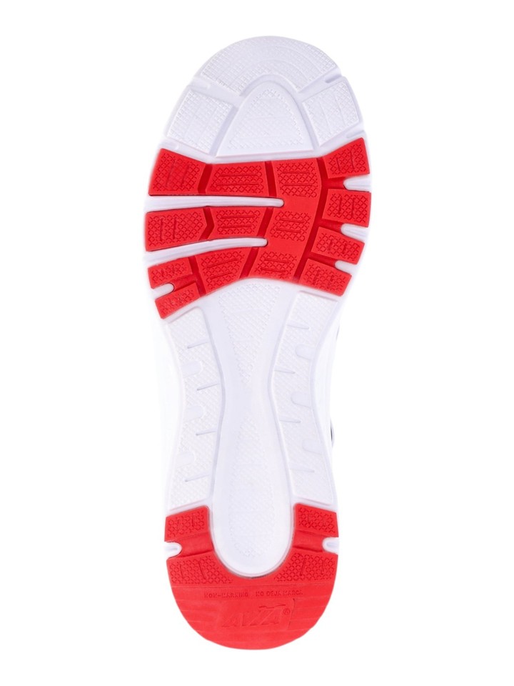 Men's AVIA QuickFlash Sneaker Lightweight Cushioned Red White Blue Size ...