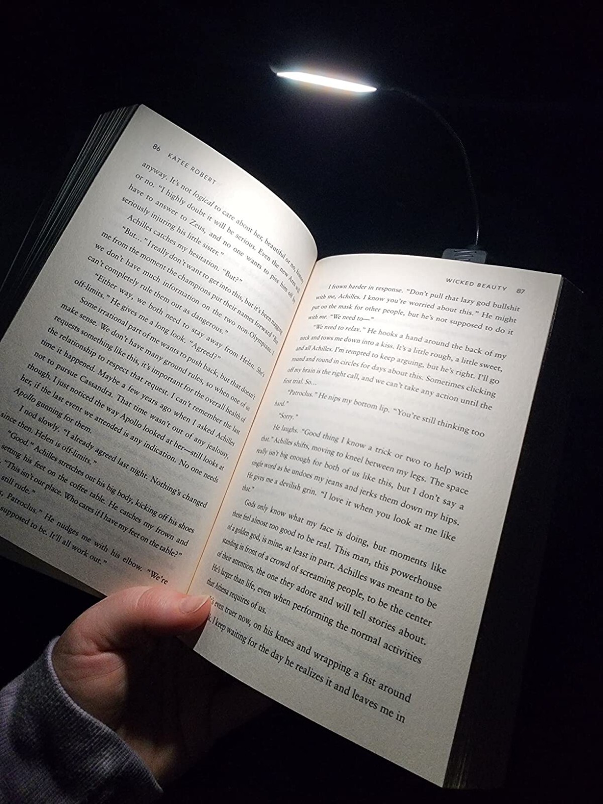 KTEBO [Upgraded] Rechargeable Book Reading Light Lamp, LED Book Light ...