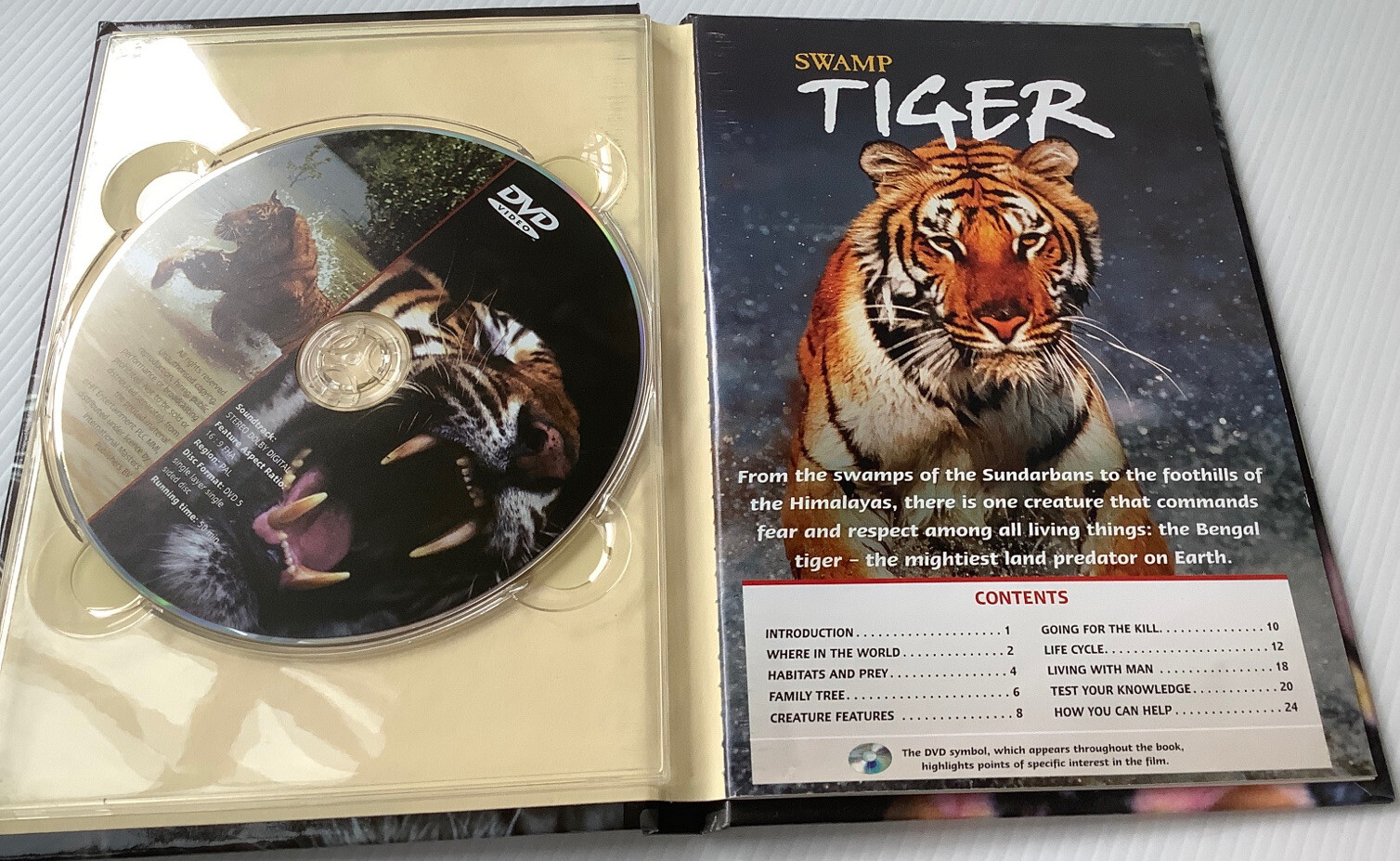 Natural Killers Predators Close Up Polar Bears Swamp Tigers DVDs and HB ...