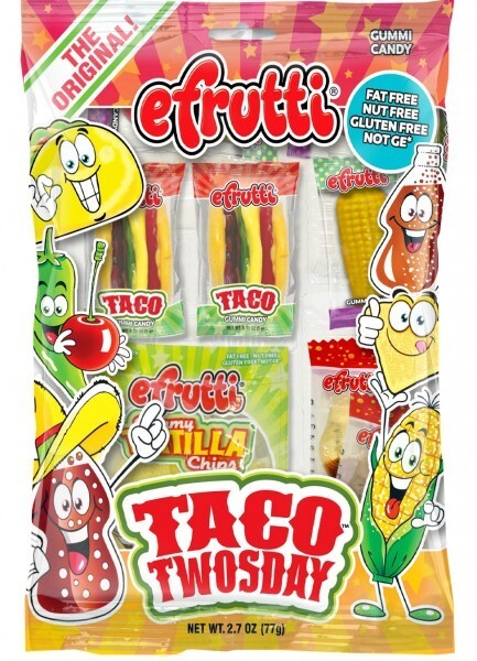 Efrutti Taco Twosday - Gummy Candy - 2.7 OZ - 1 PK - FREE SHIPPING | eBay