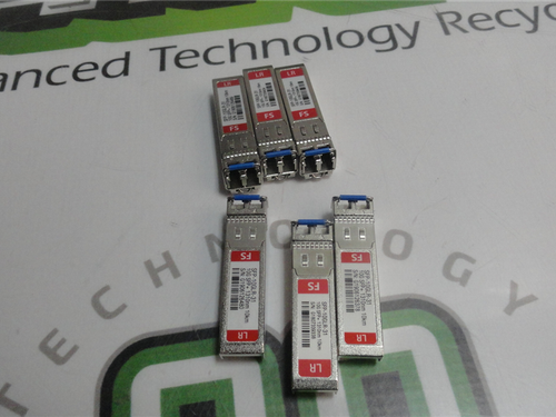 Fiberstore SFP-10GLR-31 10G SFP+ Fiber Module Lot of 6 Single Mode LC ...