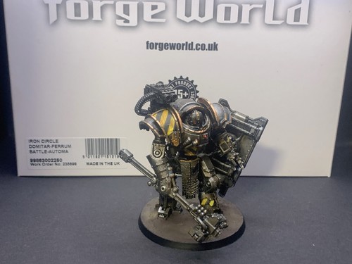 Iron Circle Domitar-Ferrum Class Battle-automata painted Warhammer 40k ...