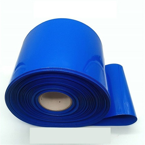 Insulated PVC Blue heat Shrinkable Tube Shrink Film Battery Insulation ...
