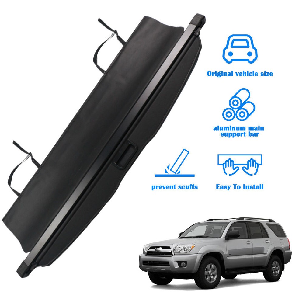 Retractable Cargo Cover for Toyota 4Runner 2003-2009 Rear Trunk ...