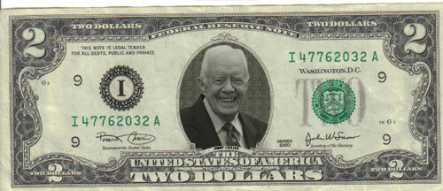 Jimmy Carter $2 Dollar bill Mint real | eBay
