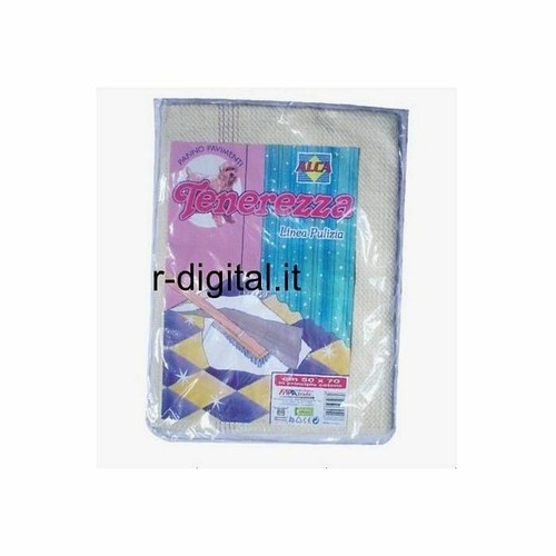 2 PZ PANNO TENEREZZA PER PAVIMENTI 50x70Cm COTONE STRACCIO LAVA ...