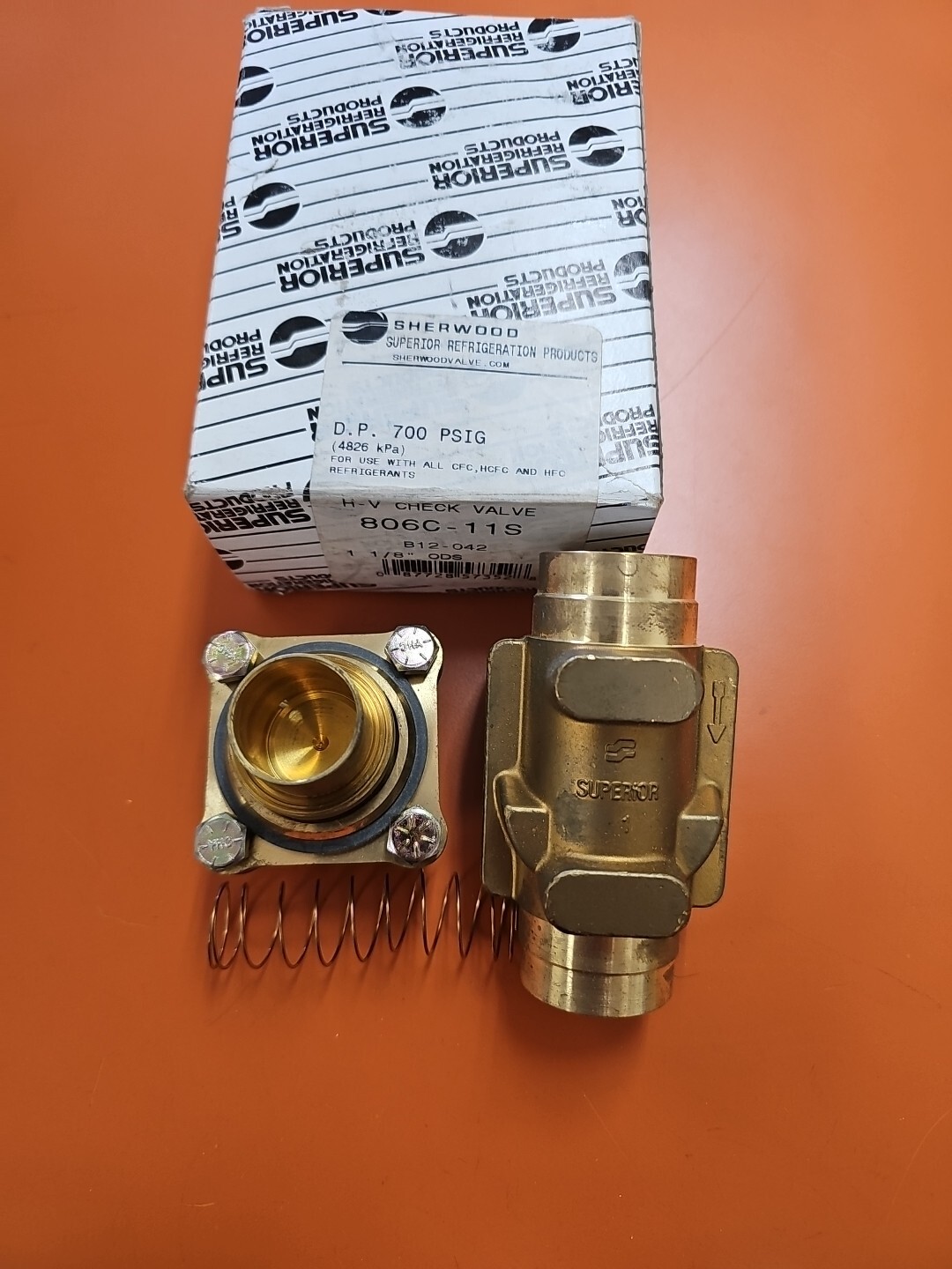 806C-11S Superior NEW HVACR Globe Check Valve 1-1/8" OD 806C11S (SF) | eBay