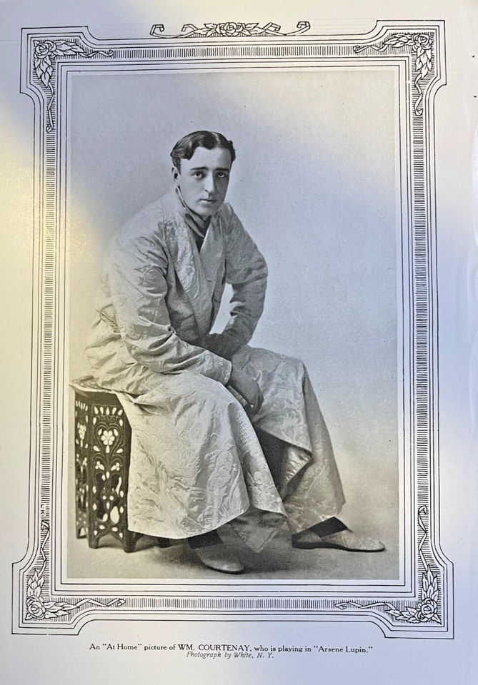 1910 Vintage Magazine Illustration Actor William Courtenay | eBay UK