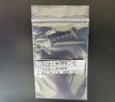 6pcs LT1761ES5-2.8#TRMPBF LINEAR LDO Regulator 2.8V 0.1A 5-Pin TSOT-23 ...
