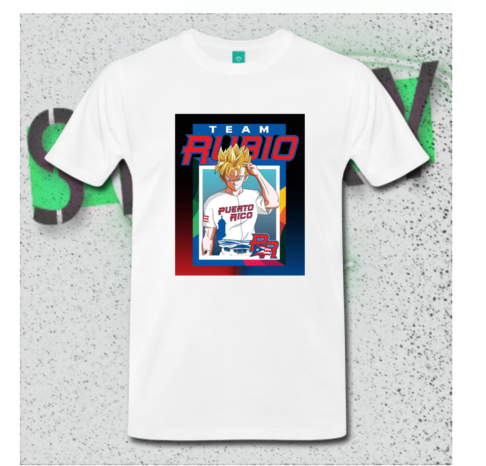 Team Rubio Puerto Rico World Classic Baseball 2023 PR T-Shirt Xs-2XL | eBay
