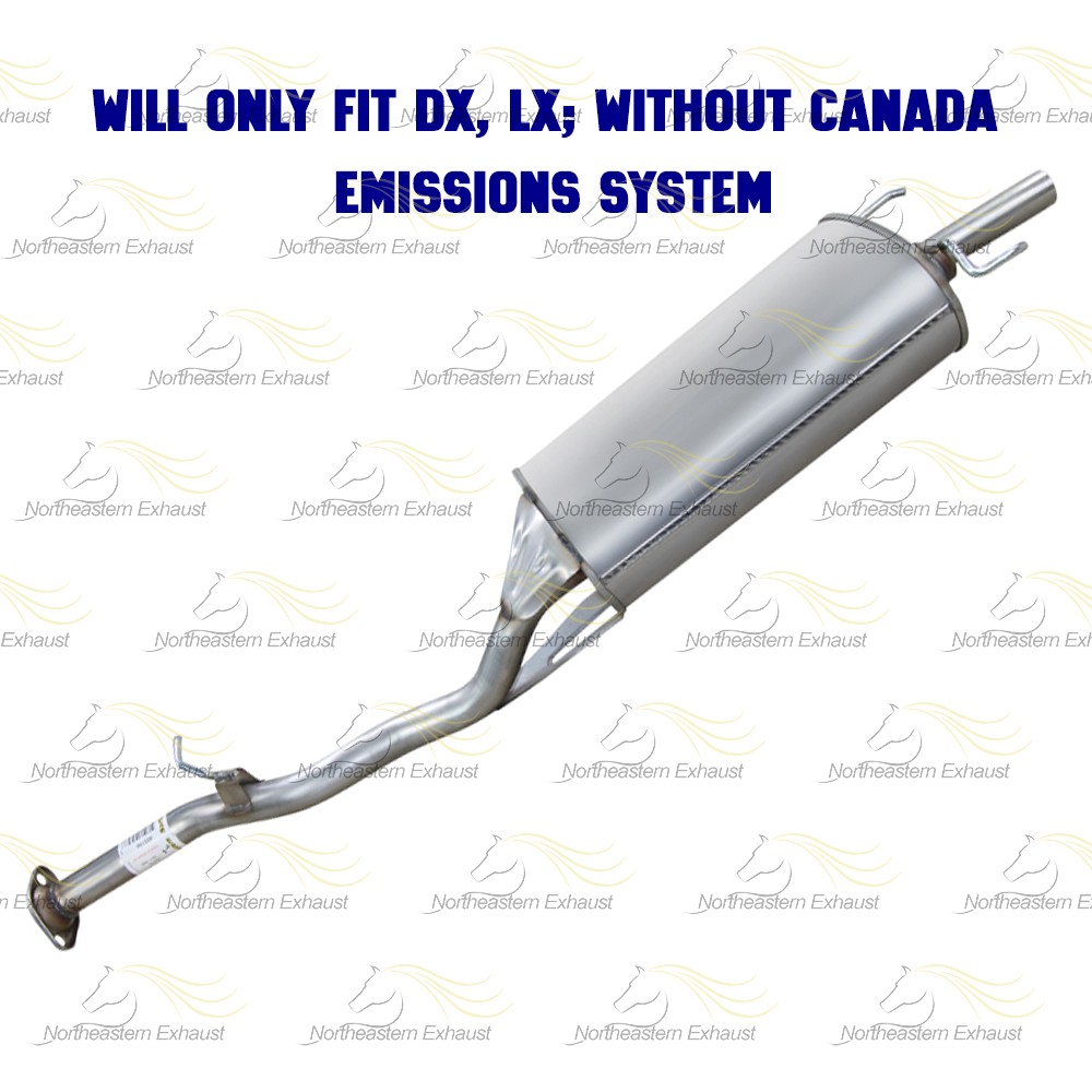 Exhaust System Kit Northeastern 409 Stainless Steel Exhaust Muffler ...