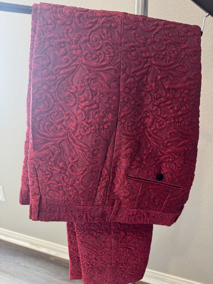 Dolce & Gabbana Limited Runway Three-Piece Jacquard Tuxedo Size IT 54 ...