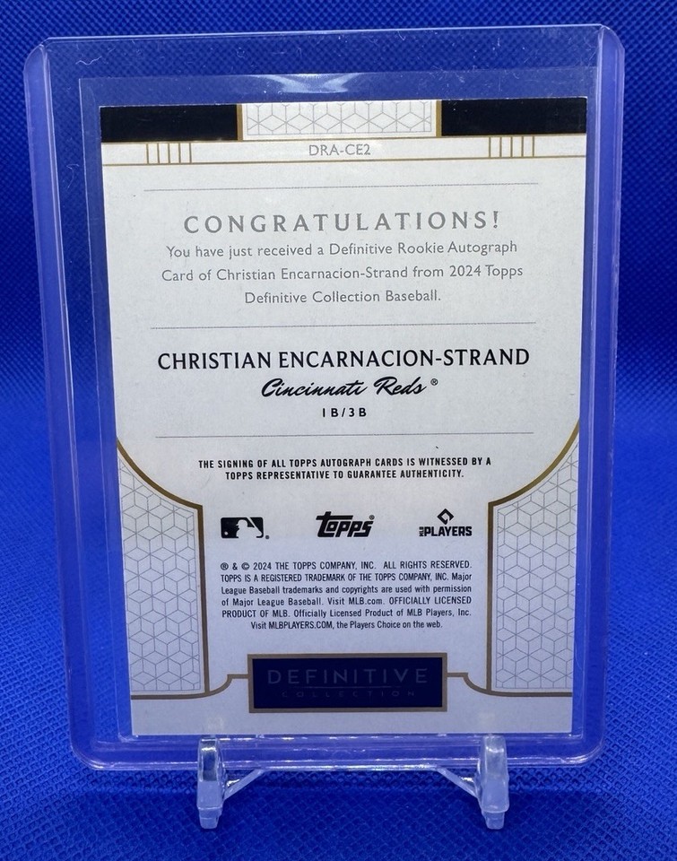 2024 Topps Definitive Collection - Definitive Rookie Autographs ...