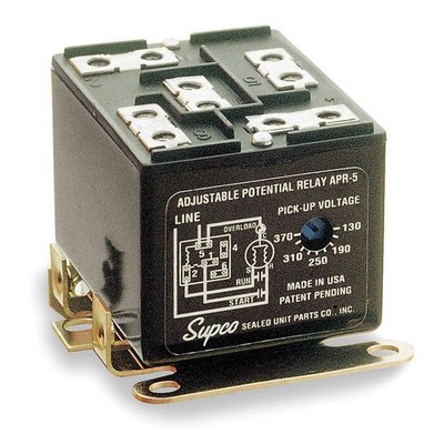 SUPCO APR-5 Potential Relay, SPST, 270V AC Coil 4MG77 | eBay