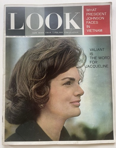 Look Magazine - January 28, 1964 - Jacqueline Kennedy on Cover | eBay