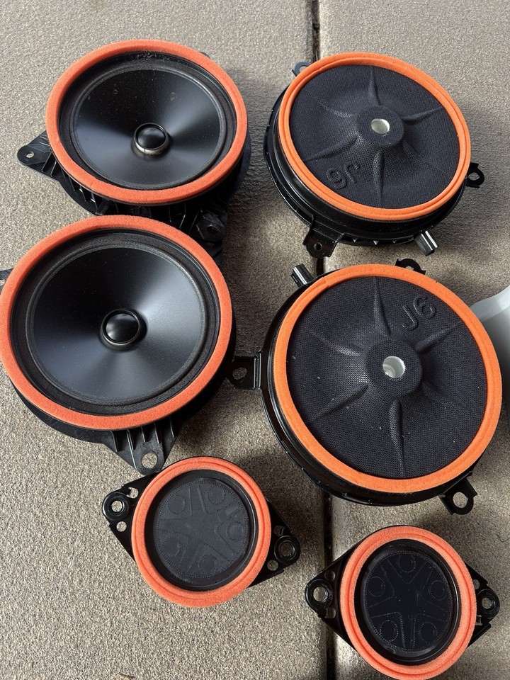 TOYOTA PRIUS AUDIO SOUND SYSTEM SET AMP AMPLIFIER MODULE JBL SPEAKERS ...