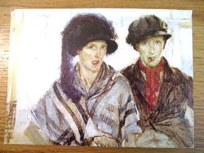 Art Postcard Whitechapel Characters Painting by Madeline Green | eBay UK