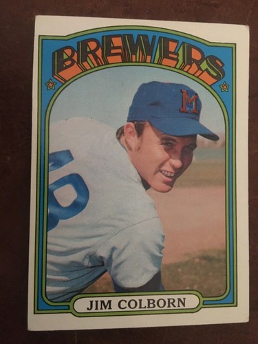 1972 Topps #386 Brewers Jim Colborn Baseball Card | eBay