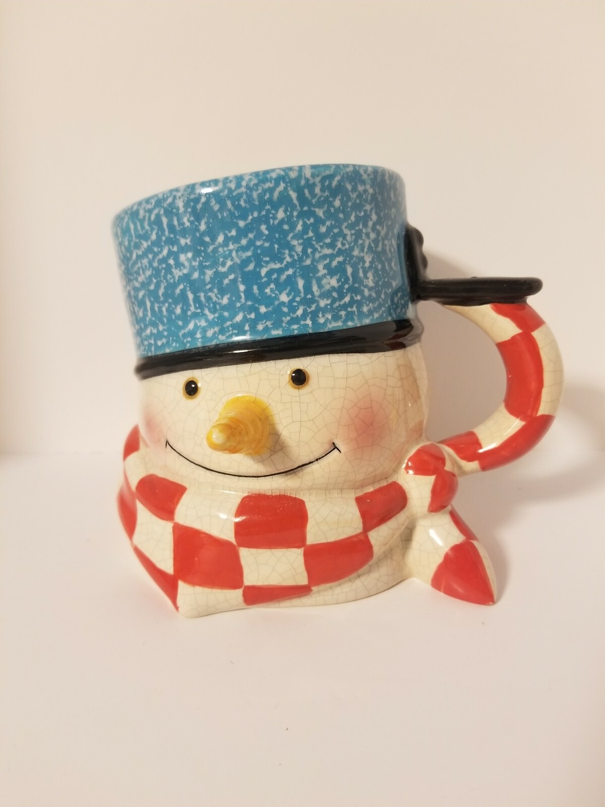 Hallmark Mitford Snowman Cup Jan Karon Percy Oversized 3D Christmas ...