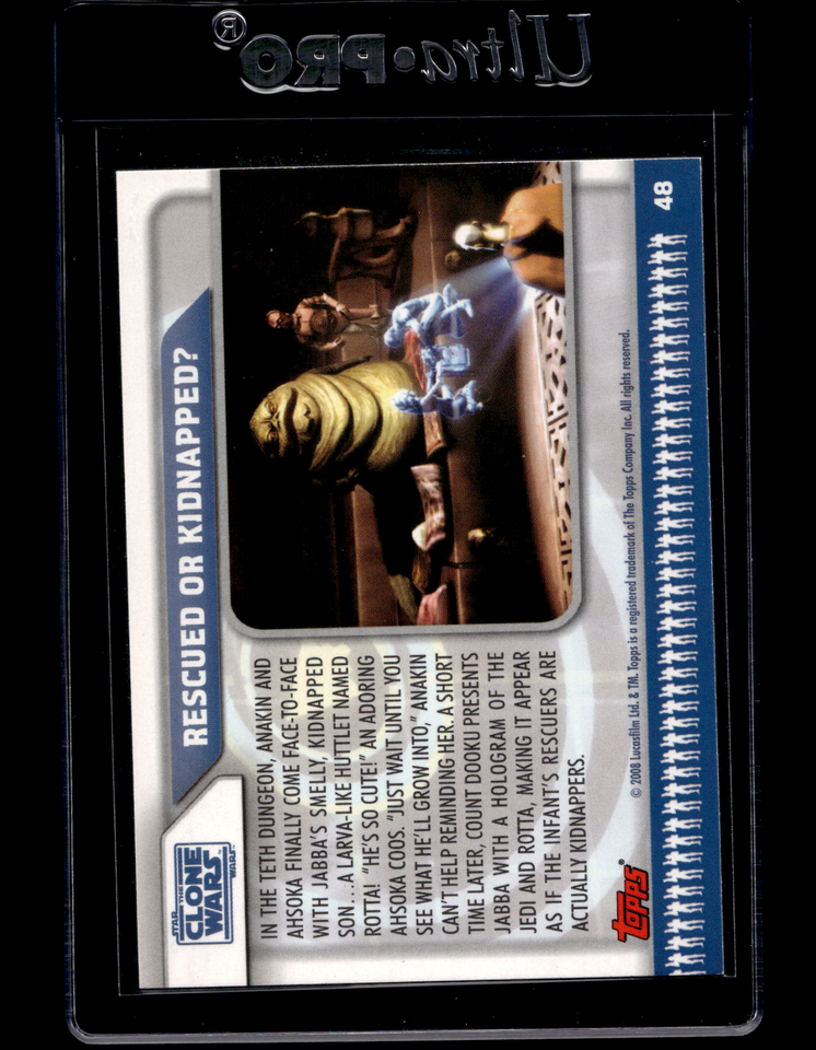 2008 Topps Star Wars: The Clone Wars #48 Rescued or Kidnapped? | eBay