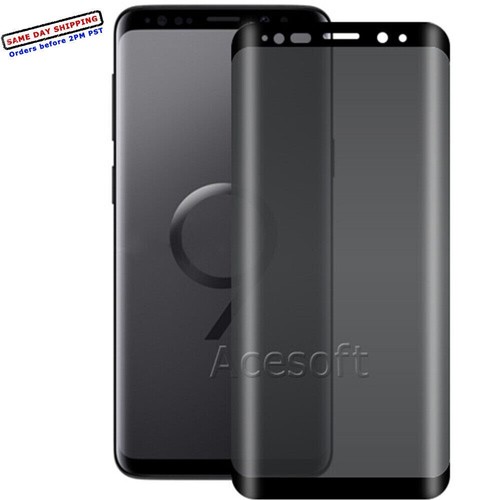 For Samsung Galaxy S9+ SM-G965U Anti-Peep Tempered Glass Screen ...