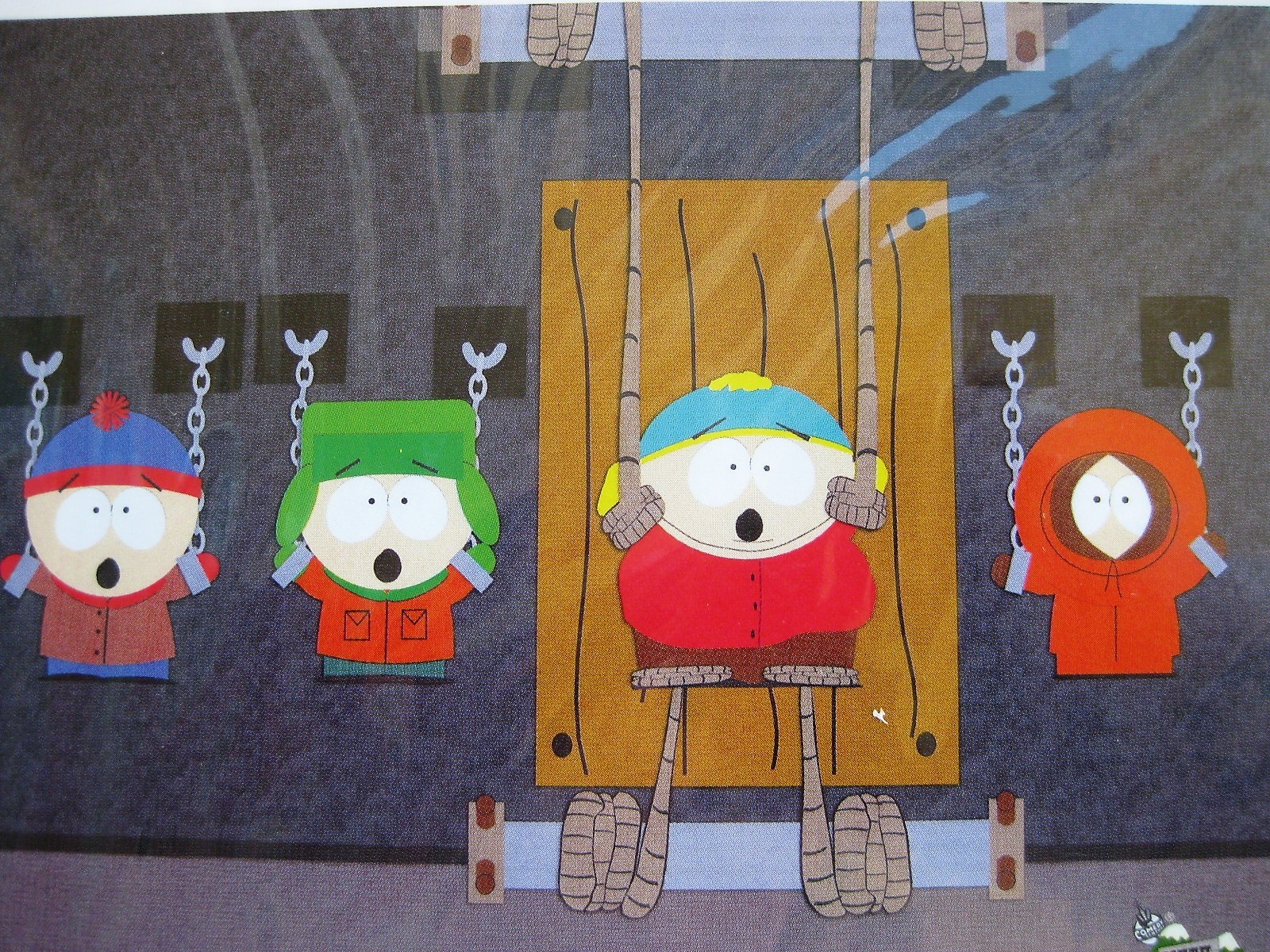 South Park KYLE STAN KENNY CARTMAN 5x6" paper stickers decal SET OF 2 ...