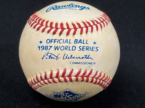 1987 World Series Game Official MBL Rawlings Baseball | eBay