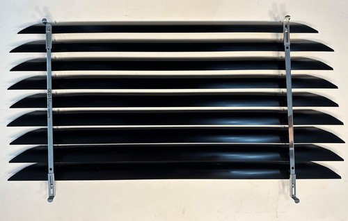 VW Volkswagen Beetle Bug Rear Window Venetian Blinds Fixed Slats Black ...