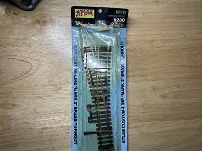 HO Scale Atlas Wye Custom-Line "Mark 2" Brass Turnout #230 (7) | eBay