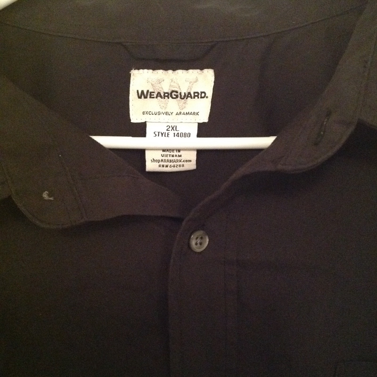 2 XL WearGuard Long-Sleeve Industrial Work Shirt Black UniSex | eBay