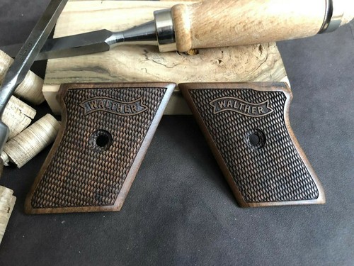 Walther .TPH 25/.22 Turkish Walnut Grips Handmade. Checkered. US Based ...