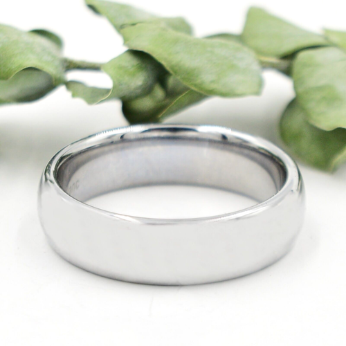 Tungsten White/Blanc Thick/Wide Wedding Band/Ring Size 9.5 | eBay