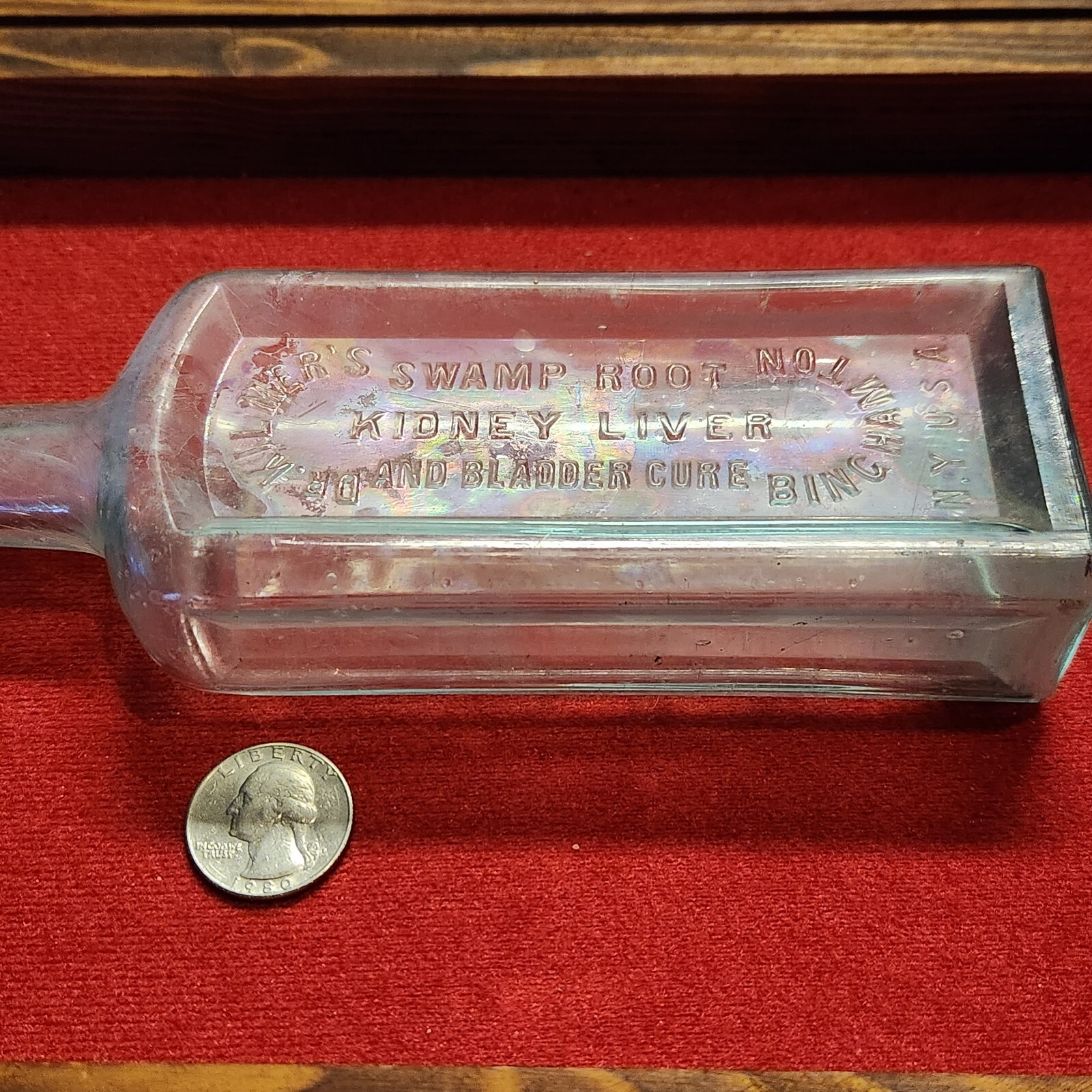 Dr. Kilmers Swamp Root Kidney Liver Bladder Cure N.Y. U.S.A Vtg Glass ...