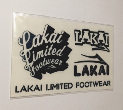 Lakai Skateboard Shoes Original Vintage Sticker Set 4.5” x 2.75” early ...